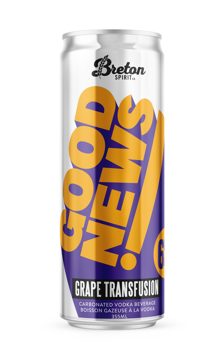 Good News Grape Transfusion - 355ml 6-pack – Breton Brewing